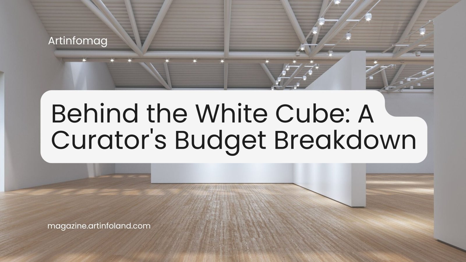 Behind the White Cube: A Curator's Budget BreakdownBehind the White ...