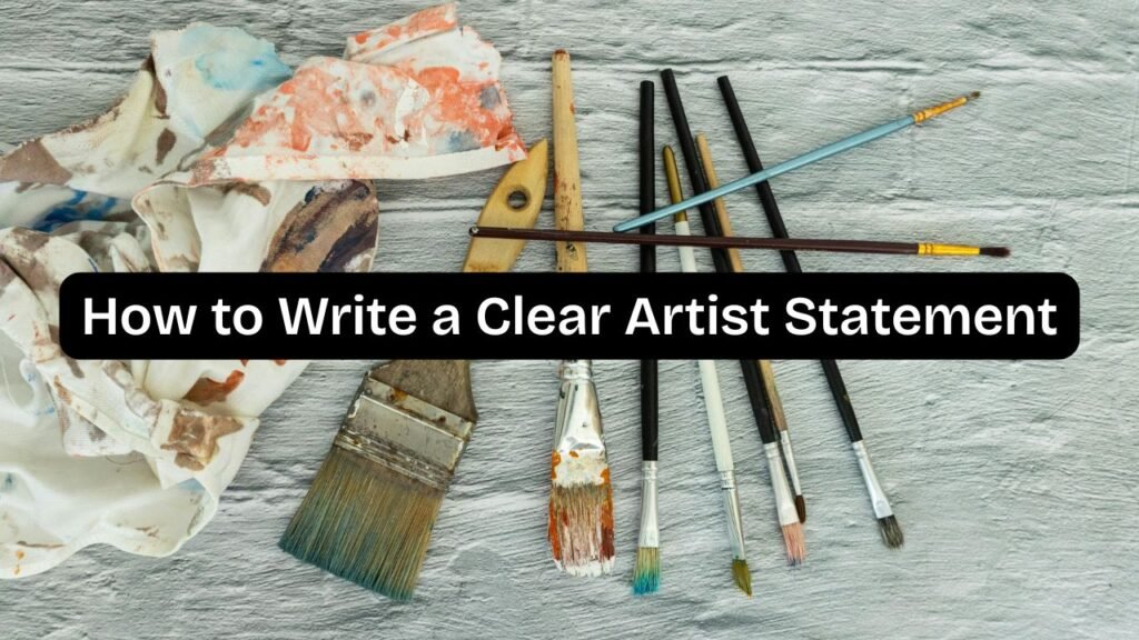 How to Write an Artist Statement That Actually Makes Sense ...